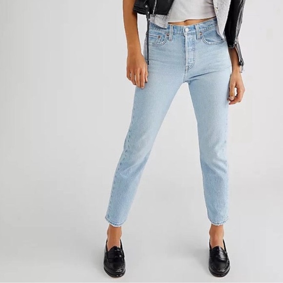 Levi's | Jeans | Levis Premium Wedgie Icon Samba Setup Big E Light Wash Button Fly Jeans 25 ...